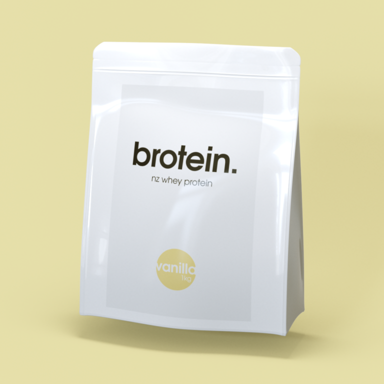 Protein Powder from NZ Cows: Vanilla Brotein Whey Protein - brotein.